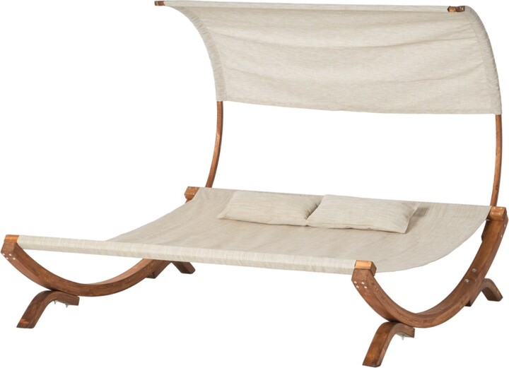 Simplie Fun Coastal Oasis Luxurious Sunbed with Canopy - ShopStyle Fire ...