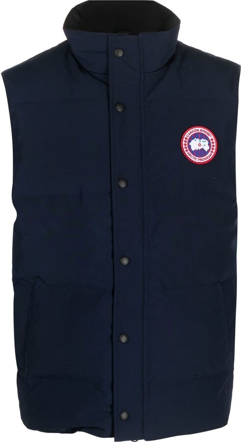Canada Goose Logo-Patch Puffer Gilet - ShopStyle