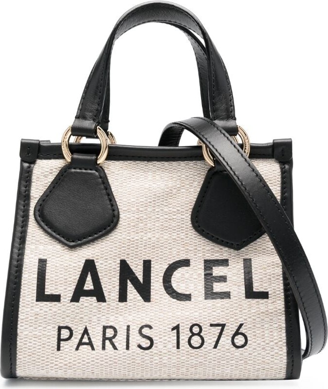 Lancel Logo-Print Leather Tote Bag - ShopStyle