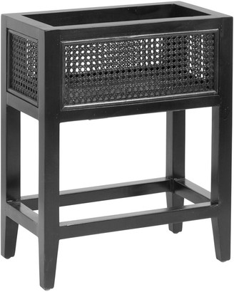 Nordal - Open Mesh Planter - Black Teak - Small - ShopStyle Garden Decor