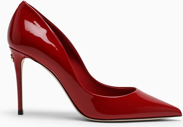Dolce & Gabbana Red patent leather high heels - ShopStyle Pumps