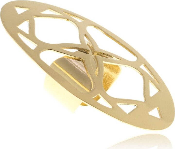 Georgina Jewelry Women's Gold Signature Oval Ring - ShopStyle