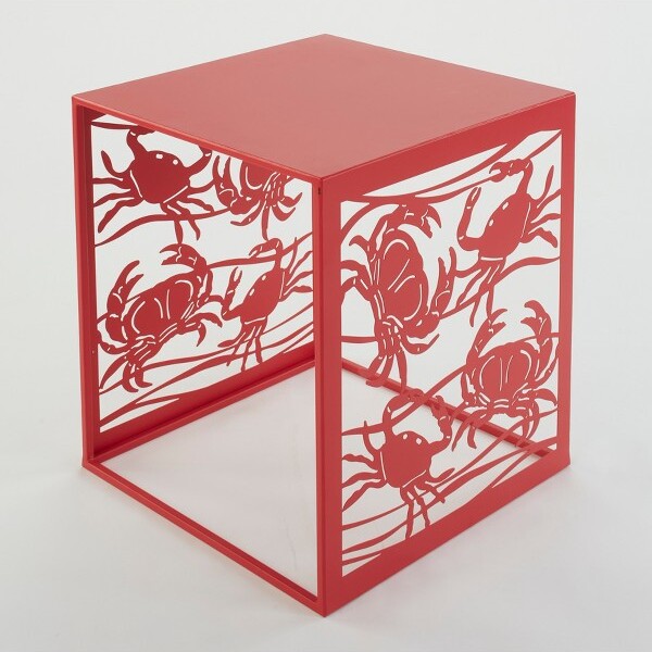 The Lakeside Collection Metal Icon Side Tables - Crab - ShopStyle