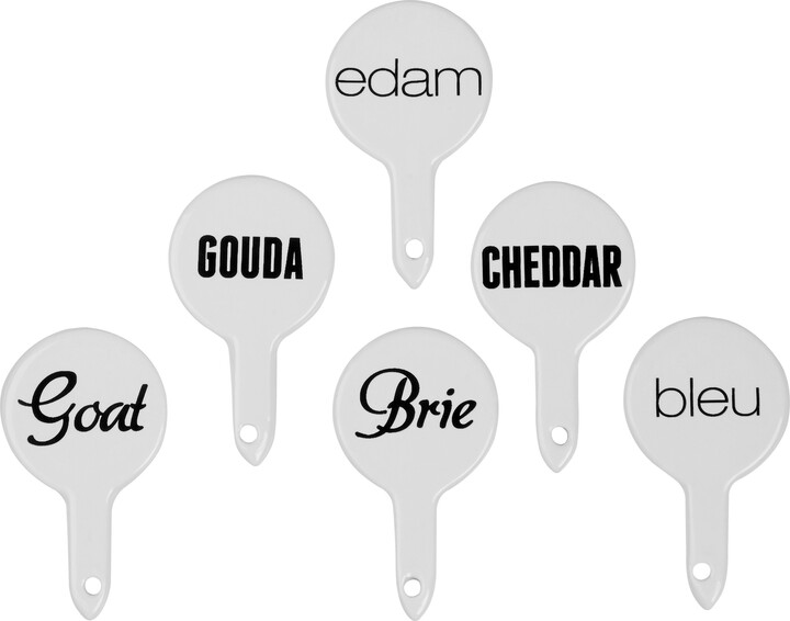 Premier Housewares Bright Set Of Six Cheese Markers, Complete Set ...