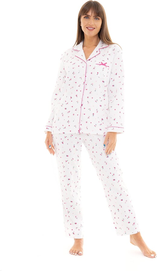 Suzy & Me Ladies 100% Brushed Cotton Winceyette Pyjamas (20-22 ...