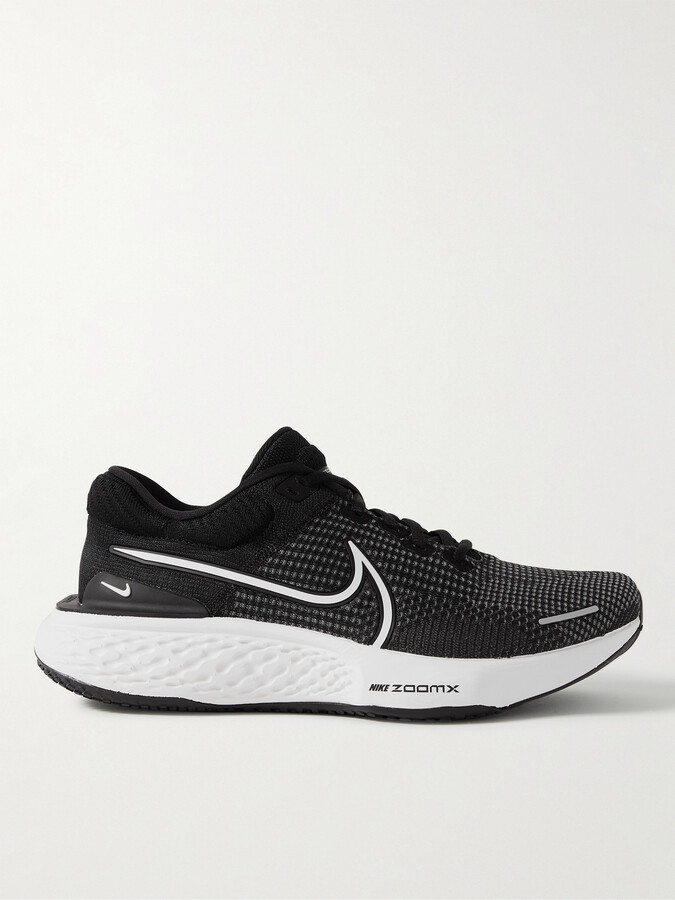 Nike Running ZoomX Invincible Run 2 Rubber-Trimmed Flyknit Sneakers ...