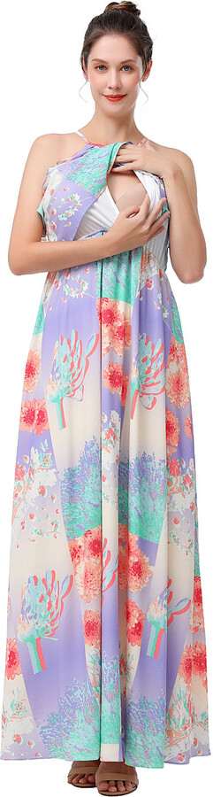 Kimi and Kai Pixie Maternity Nursing Maxi Dress - ShopStyle