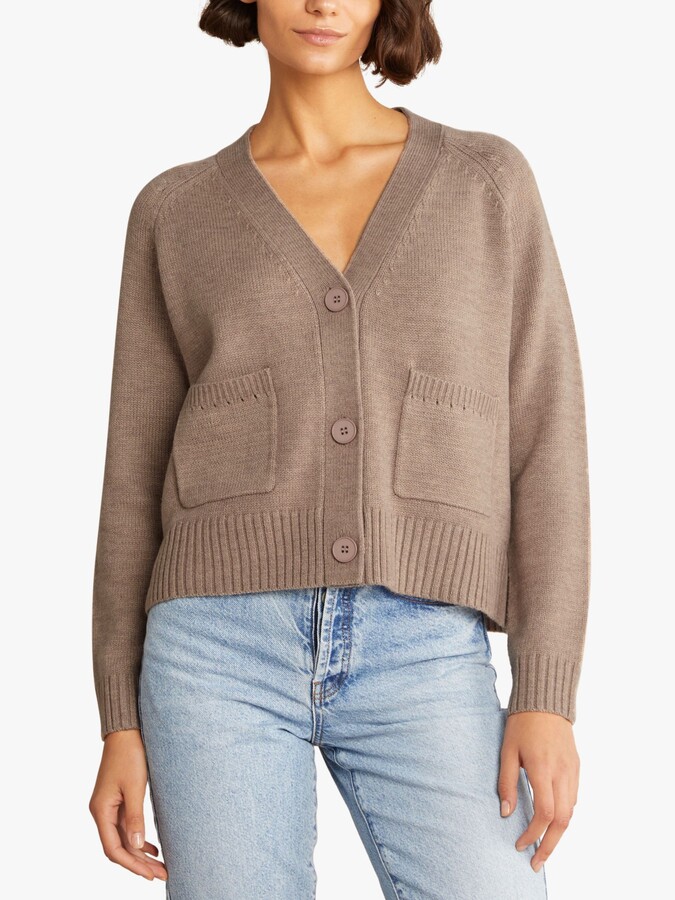 Albaray Boxy Cropped Cardigan - ShopStyle