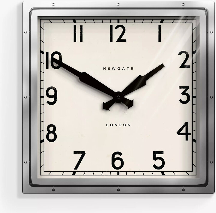 Newgate Clocks Quad Square Metal Wall Clock - ShopStyle