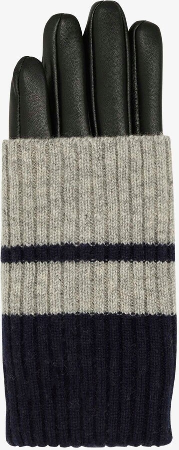Unmade Copenhagen Lavada Stripe Leather Gloves - ShopStyle