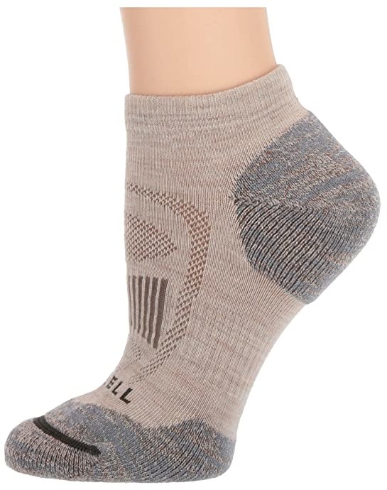 Merrell Zoned Low Cut Light Hiker 1-Pack (Oatmeal Heather) Women's Crew ...