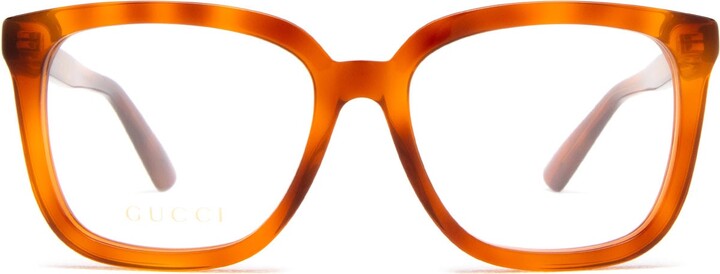 Gucci Eyewear Gg1319o Havana Glasses - ShopStyle Eyeglasses