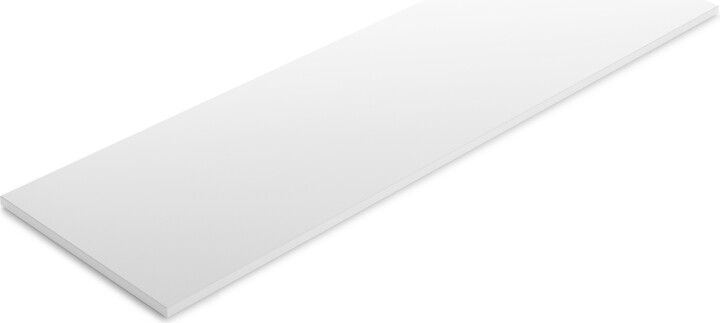 Dunelm Modular White 120cm Wooden Shelf Panel Component White ...