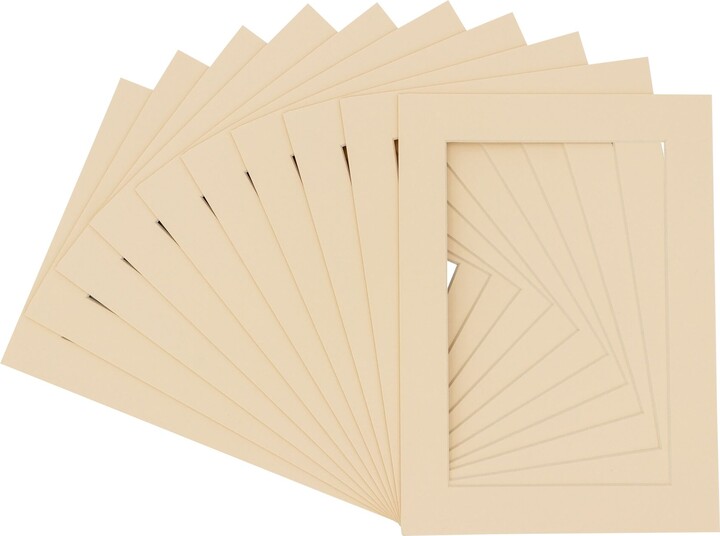 PosterPalooza Pack of TEN 27x40 Mats Bevel Cut for 24x36 Photos - Acid ...