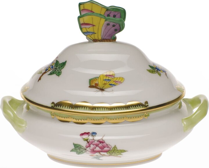Herend Queen Victoria Green Mini Tureen - ShopStyle