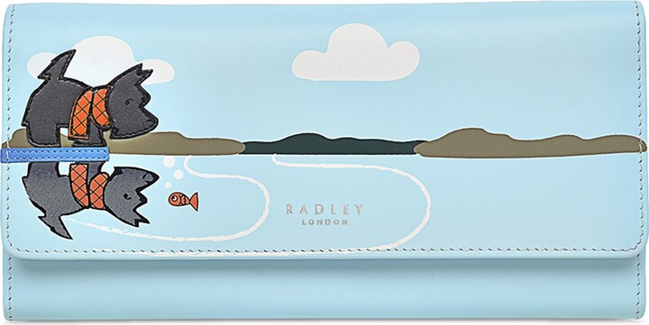 Radley London Scottie Dog Fish Lake Reflection Print Flapover Large ...
