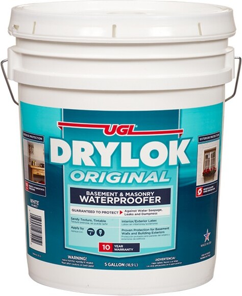 Drylok Low Luster White Latex Waterproof Sealer 5 gal - ShopStyle Futon