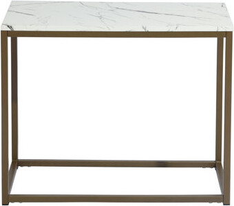 Latitude Run Modern Design Open Rectangular Wood Side End Accent Table ...