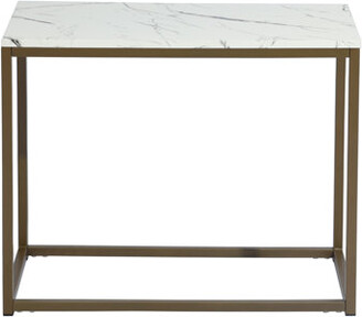 Latitude Run Modern Design Open Rectangular Wood Side End Accent Table ...