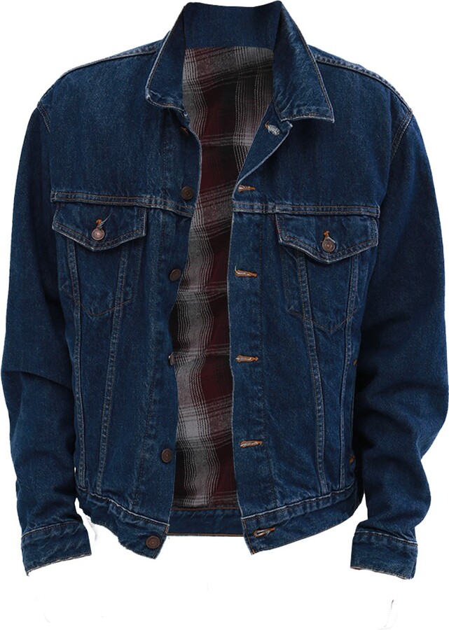 Quillattire Customised Vintage Blue Levis Denim Jacket - ShopStyle