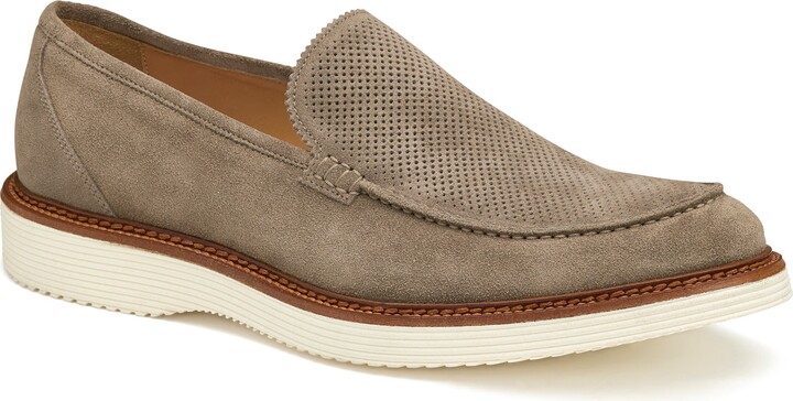 JOHNSTON & MURPHY COLLECTION Jameson Perforated Venetian Loafer - ShopStyle