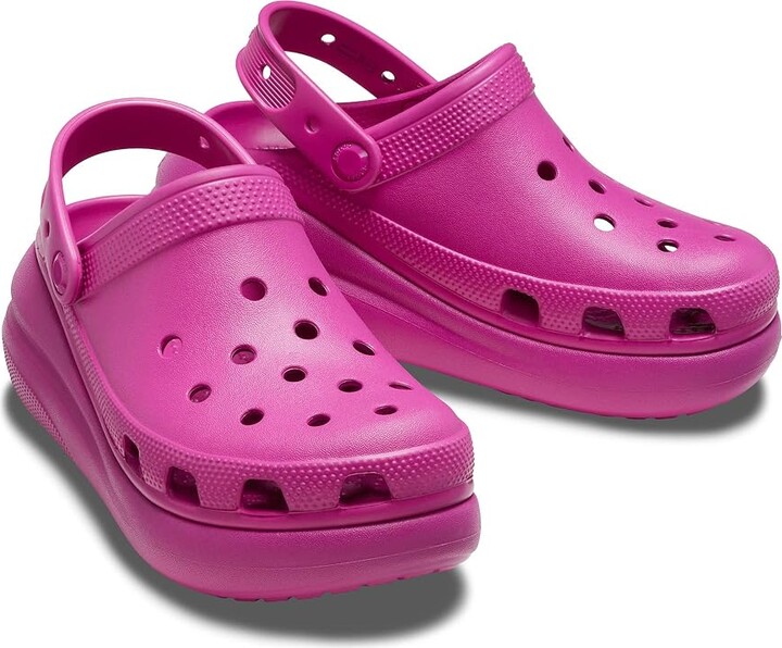 Crocs Classic Crush Clog (Fuchsia Fun) Shoes - ShopStyle