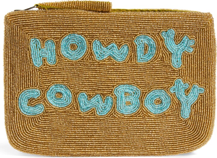 The Jacksons Beaded Howdy Cowboy Clutch Bag - ShopStyle