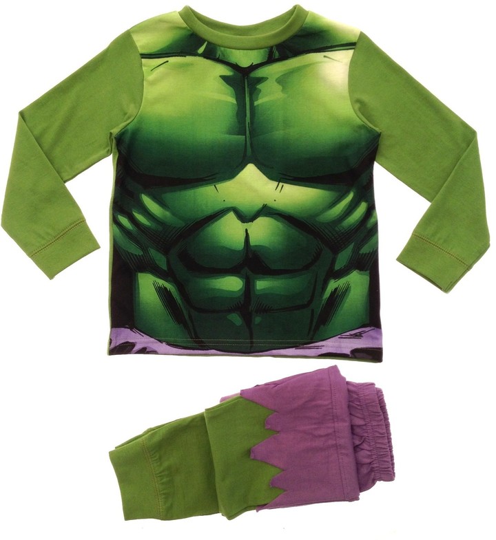 Lora Dora Boys Fancy Dress Up Pyjamas Incredible Hulk 5-6 Years - ShopStyle
