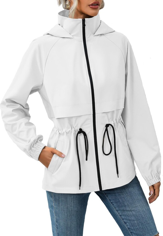 SotRong lightweight Packable Hooded Jackets for Women uk Waterproof ...