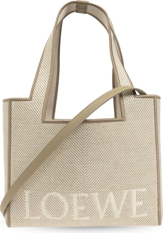 Loewe Logo Jacquard Medium Tote Bag - ShopStyle