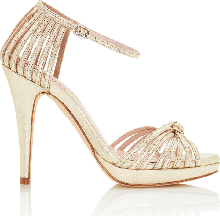 Emmy London - Molly Gold Platform - ShopStyle