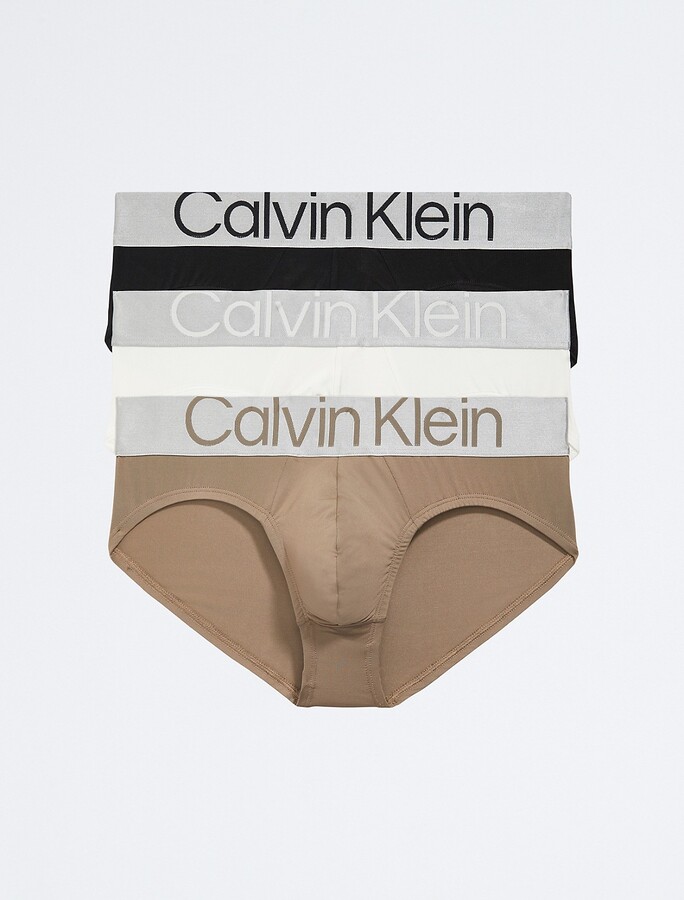 Calvin Klein Men's Reconsidered Steel Micro 3-Pack Hip Brief - ShopStyle
