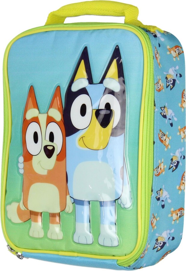 Bluey Kids Lunch Box Bluey And Bingo Raised Character Insulated Lunch ...