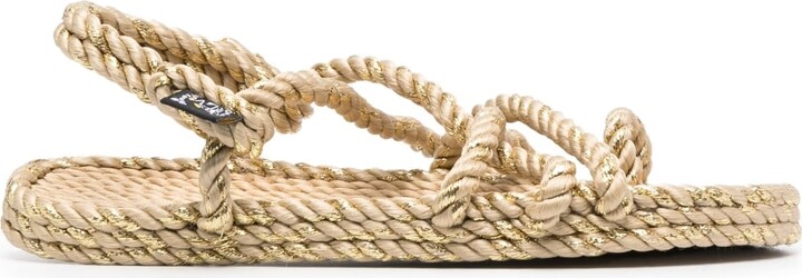 Nomadic State of Mind Twisted Raffia Sandals - ShopStyle