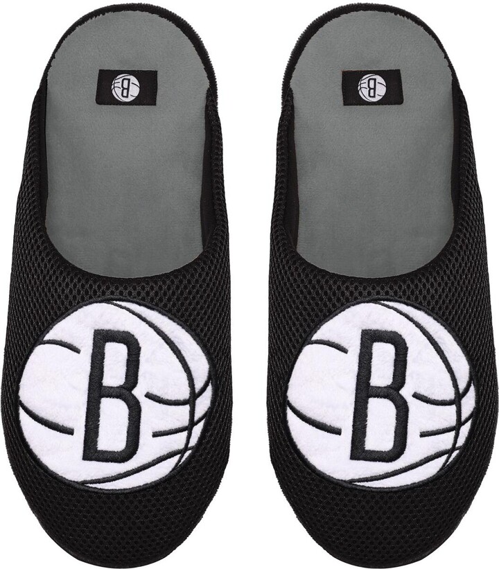 Foco Men's Brooklyn Nets Big Logo Colorblock Mesh Slippers - ShopStyle