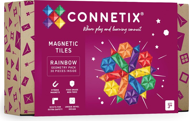 Connetix Tiles Rainbow Geometry Pack Play Set - ShopStyle Games & Puzzles