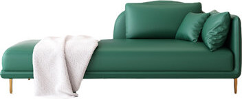 ChairVogue Sponge Filled Recliner In Light Luxury Style Faux Leather ...