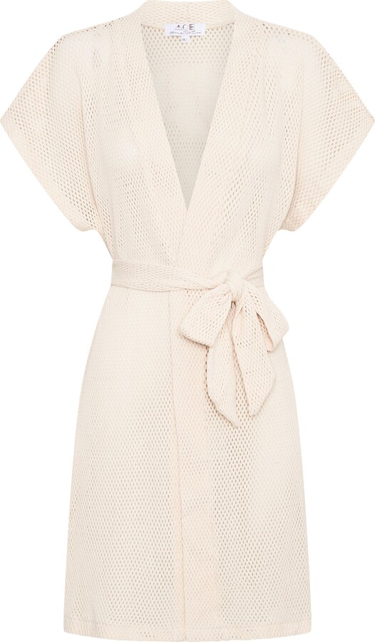 ARMS OF EVE - Venice Robe - Cream - ShopStyle Swimsuit Coverups