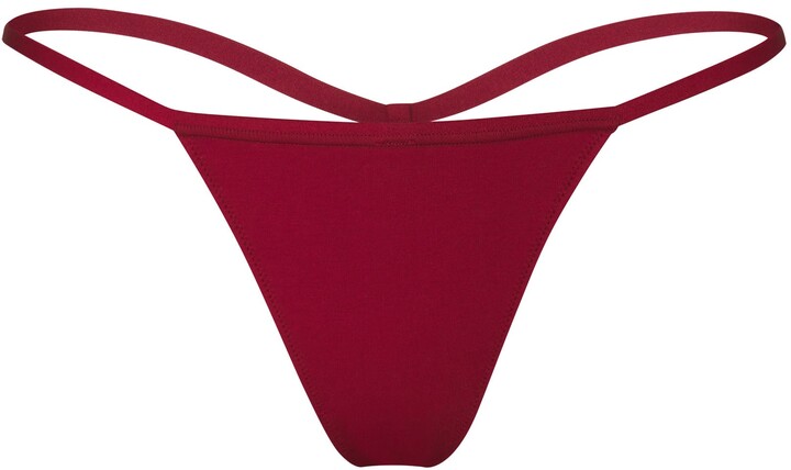 SKIMS Cotton Jersey T-String Thong - ShopStyle Plus Size Intimates