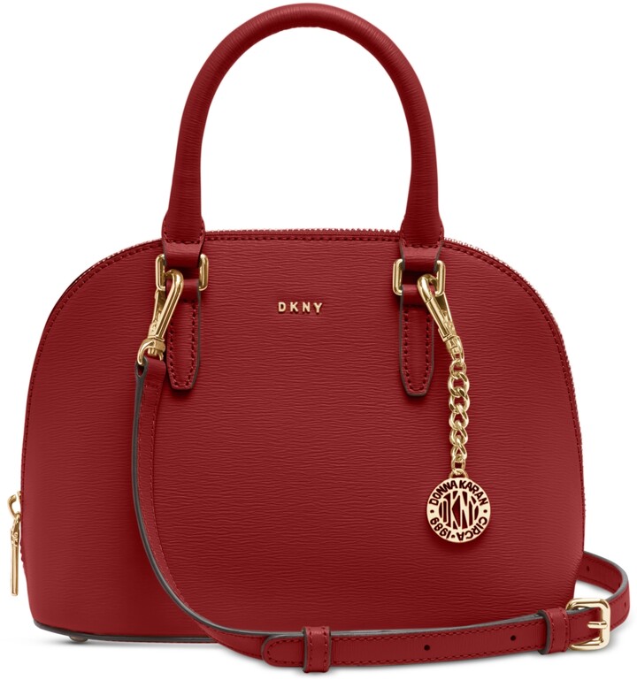 DKNY Bryant Convertible Strap Dome Satchel Handbag - ShopStyle