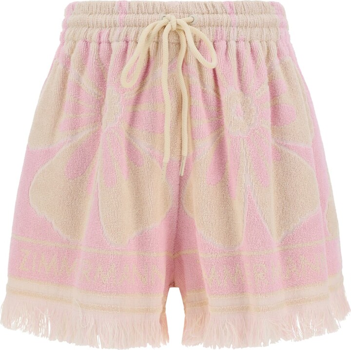 Zimmermann The Pop Towelling Shorts - ShopStyle