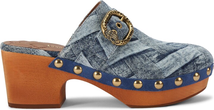 Kurt Geiger Mayfair Denim Clog - ShopStyle