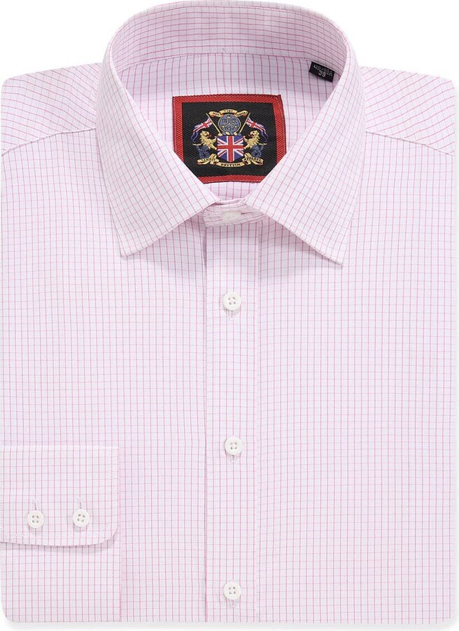 JANEO BRITISH APPAREL Nos Tibi Serviat UK Co Mens Formal Dress Check ...