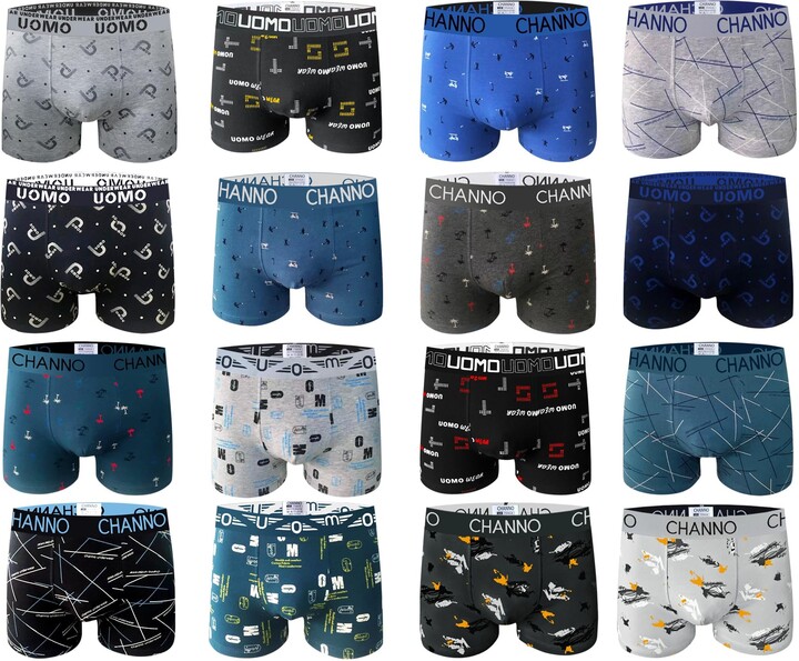 Channo Boxers Classic Tight Cotton Boxers in Solid Colours - ShopStyle