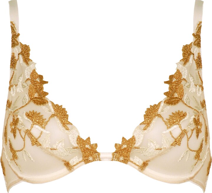 Studio Pia - Soraya Plunge Bra In Ivory - ShopStyle