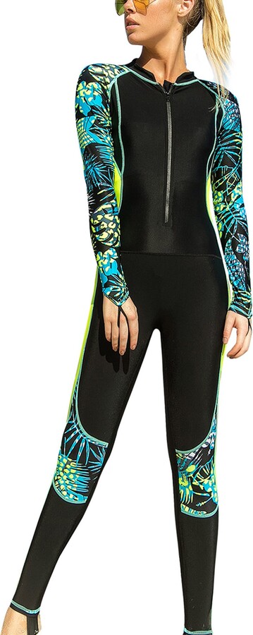 Maeau - Diving Suits for Women Wetsuit Full Length Swimming Costume ...