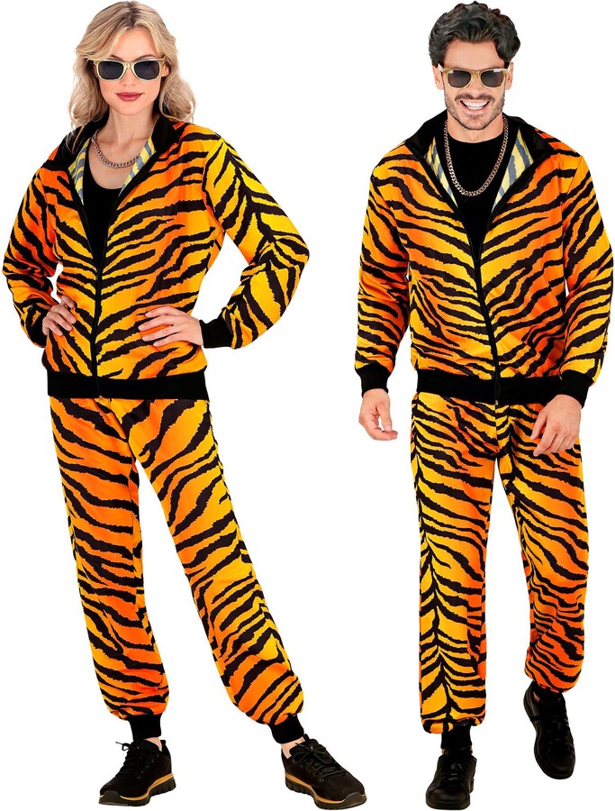 WIDMANN MILANO PARTY FASHION Animal Print Tiger Tracksuit Costume ...