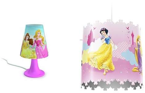 Philips Disney Princess Children's Bedside LED Table Lamp with Disney ...