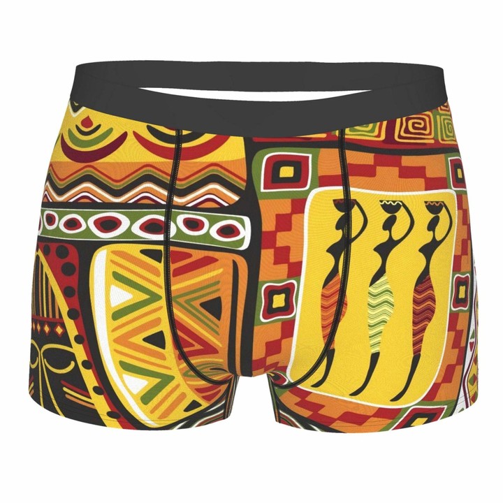 Inaayayi african culture element Tribal mask Underwear Mens Stretch ...