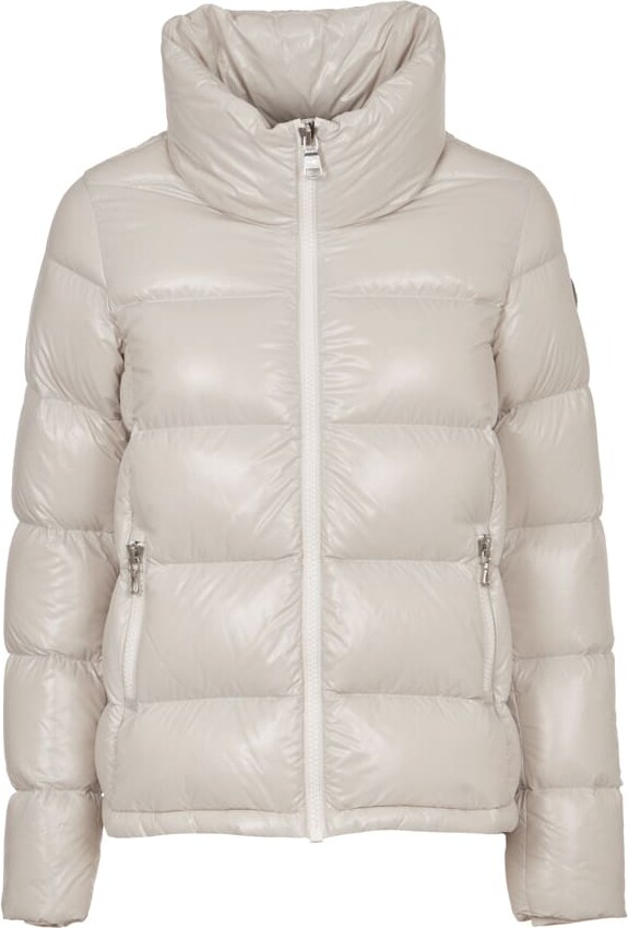 Colmar White Maxi Collar Down Jacket - ShopStyle